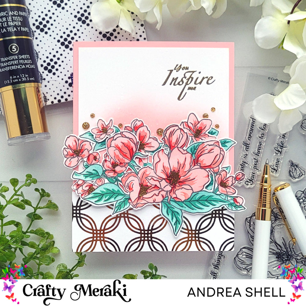 Floral Elegance with You Inspire Me