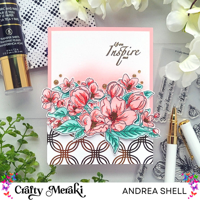 Floral Elegance with You Inspire Me