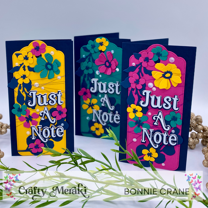 Hot Foiled Sentiments featuring Meraki Moments Just A Note