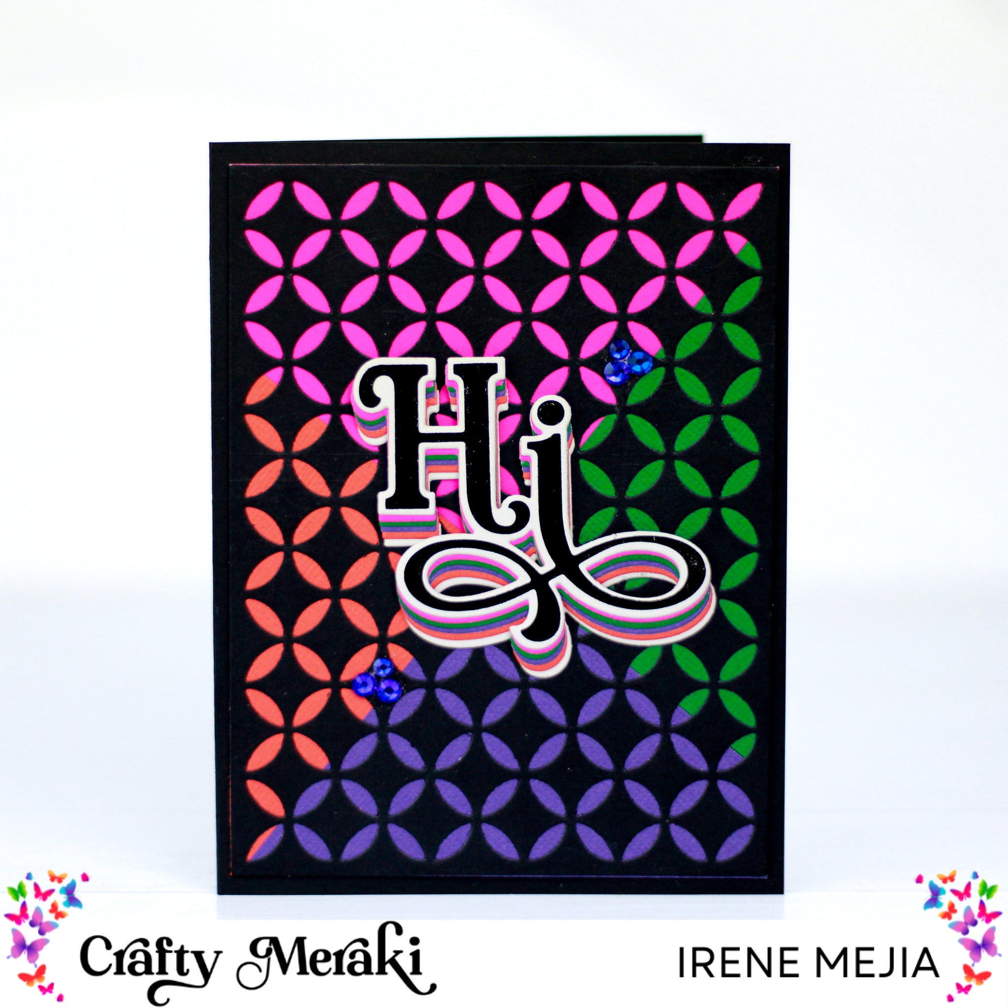 Color Blocked Hi Card