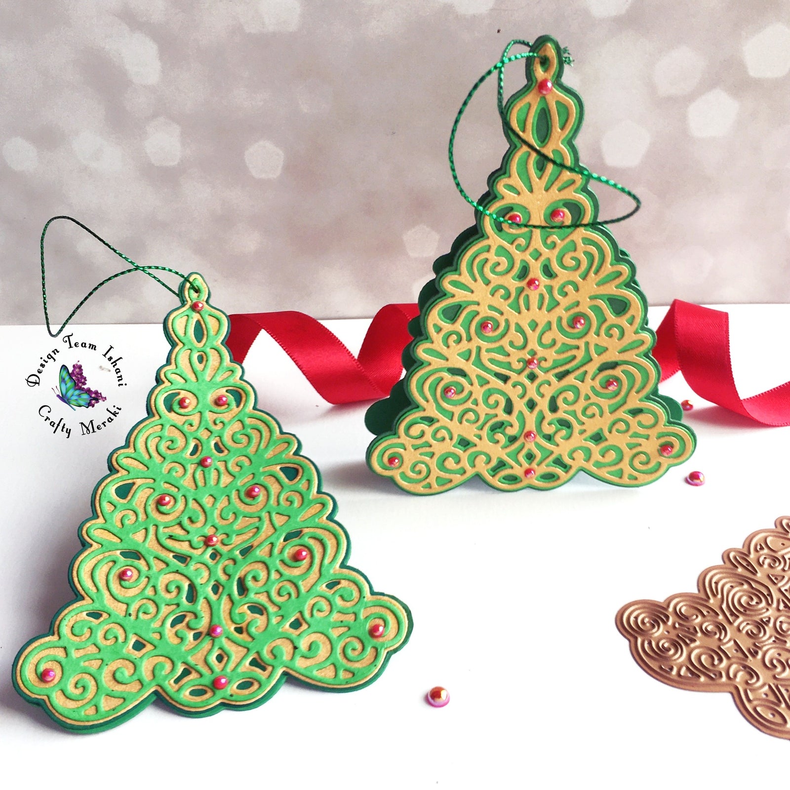 Crafty Meraki Yule Wonder Layering Tree die