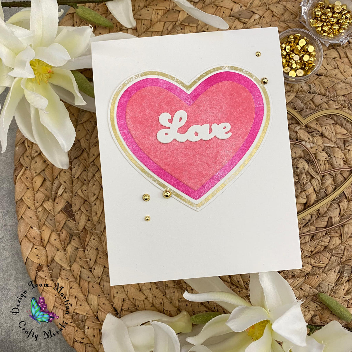 Crafty Meraki Affluent Heart Coordinating Layering Die Set