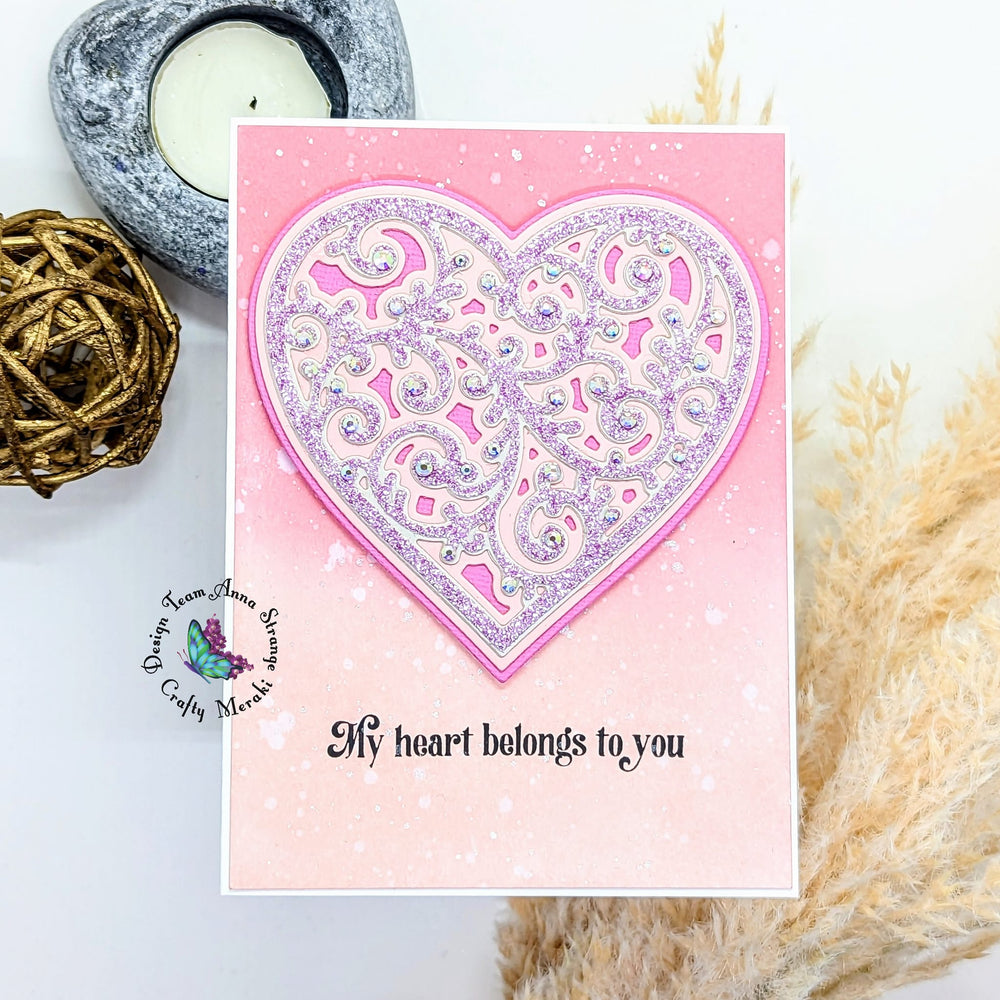 Crafty Meraki Cupid's Heart Layering Die Set