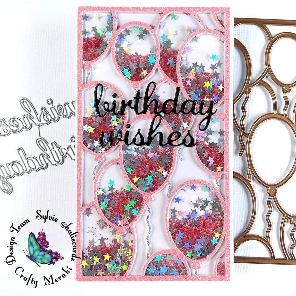 Crafty Meraki Party Balloons Mini Slimline Para-Dies