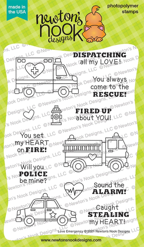 Newton's Nook Love Emergency Stamp Set