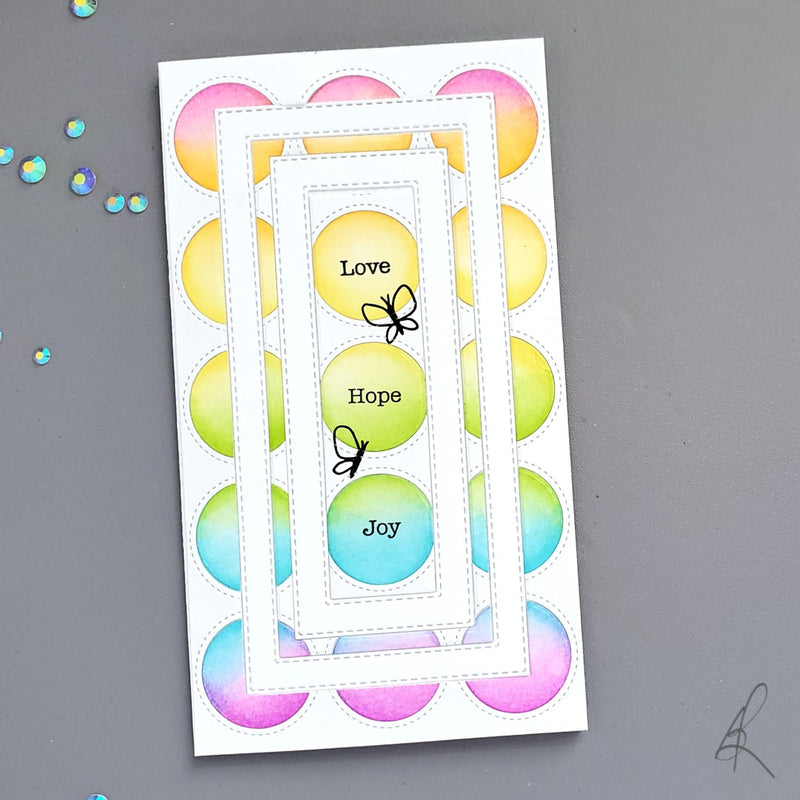 Crafty Meraki Mini Slimline Round The Block Meraki Para-Dies