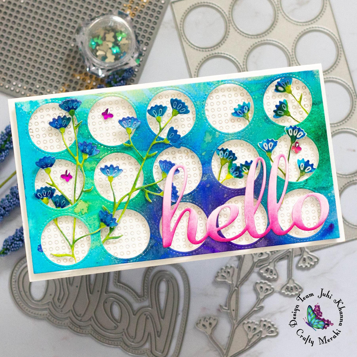 Crafty Meraki Mini Slimline Round The Block Meraki Para-Dies