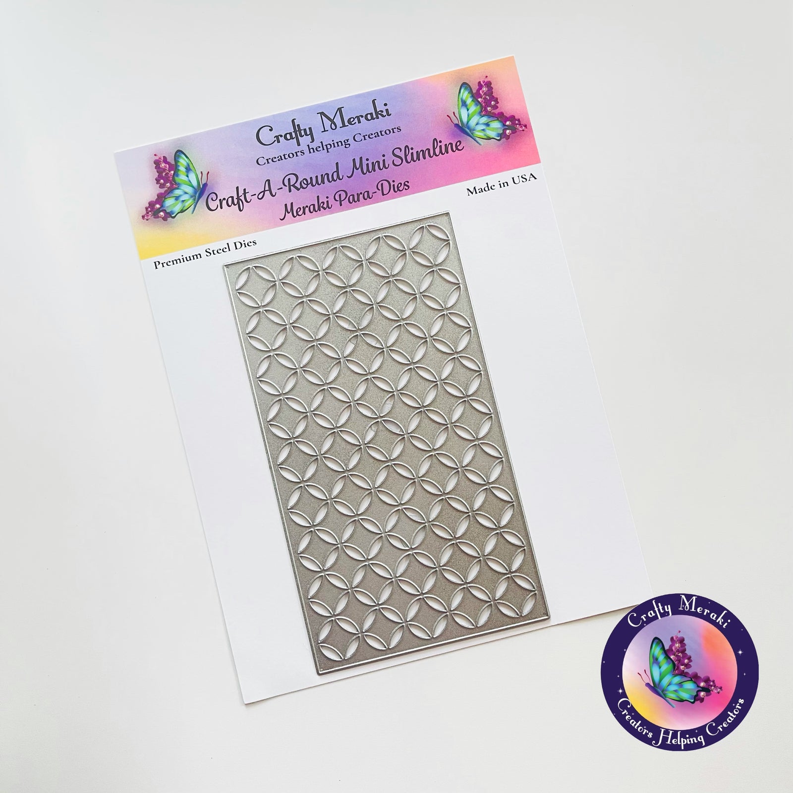 Crafty Meraki Mini Slimline Craft-A-Round Meraki Para-Dies