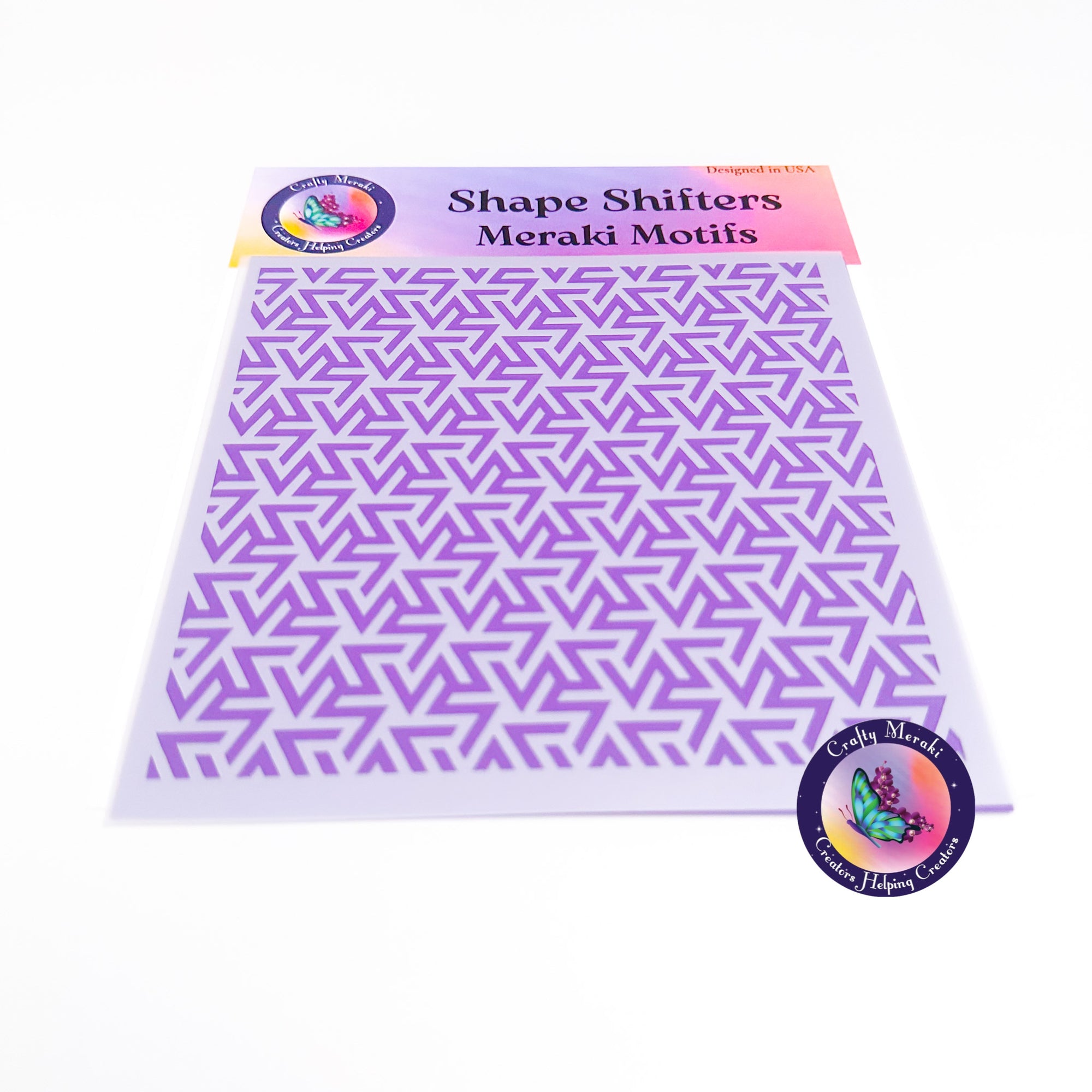 Crafty Meraki Shape Shifters Stencil